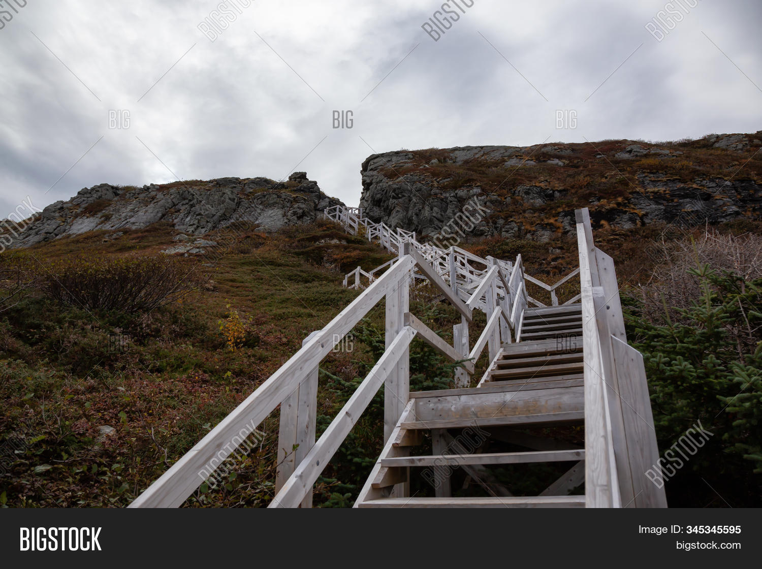 Wooden Stairs Going Image & Photo (Free Trial) | Bigstock