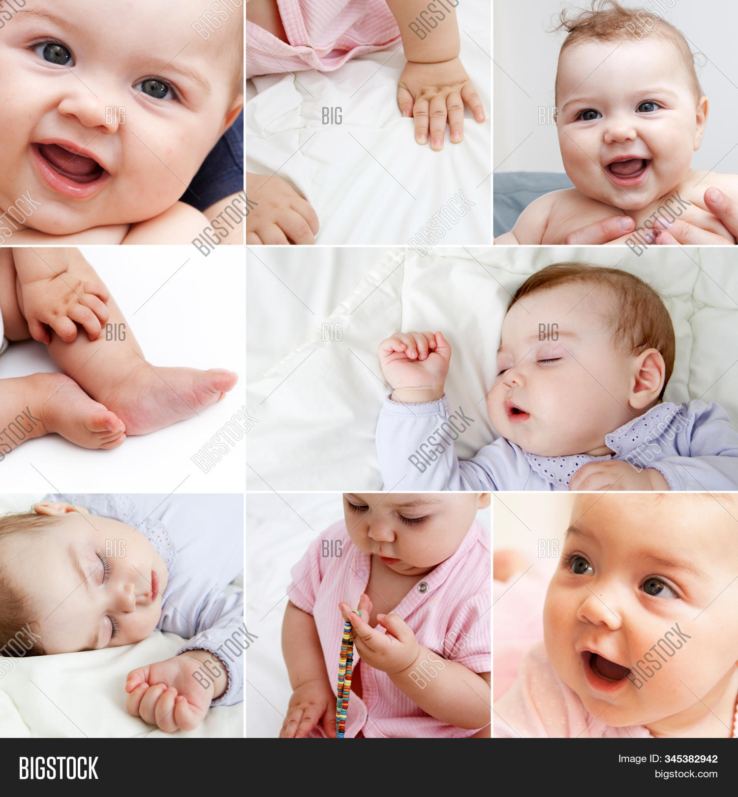 Collage Infant Baby Image & Photo (Free Trial) | Bigstock