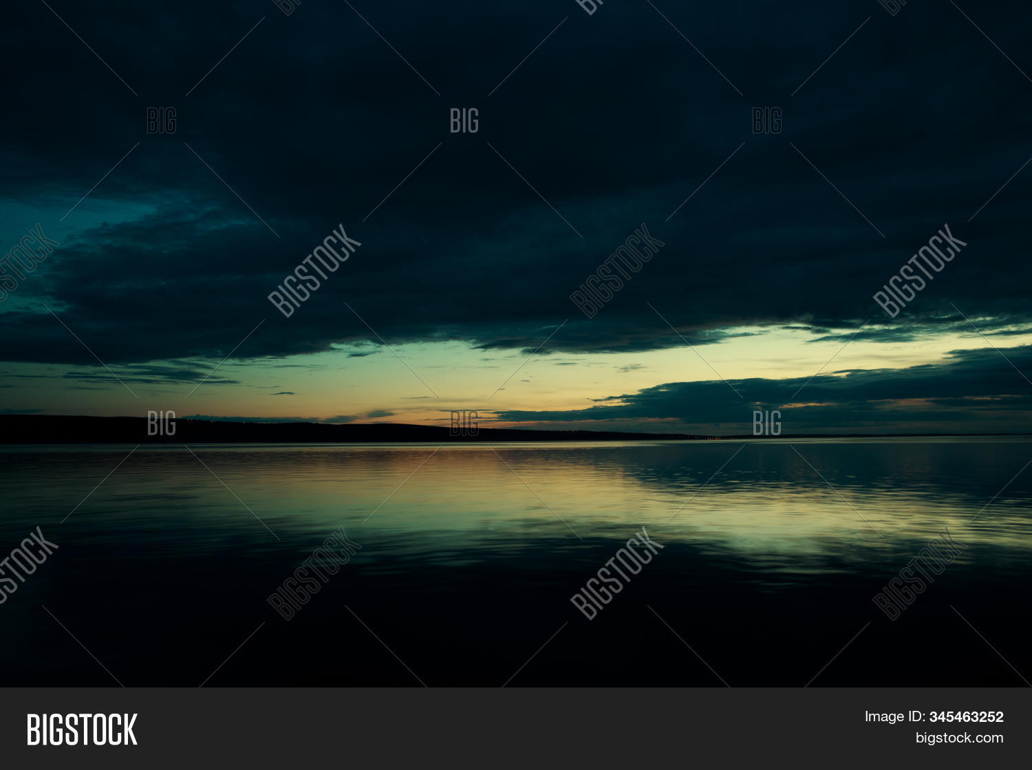 Night Sky Sea. Setting Image & Photo (Free Trial) | Bigstock