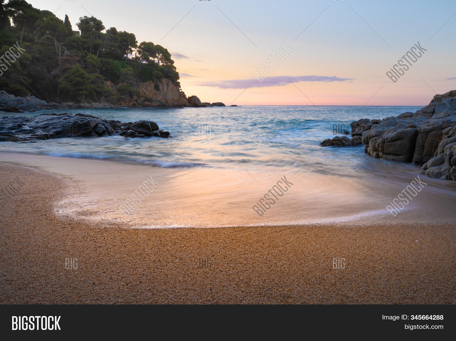 Sunrise On Sandy Beach Image & Photo (Free Trial) | Bigstock