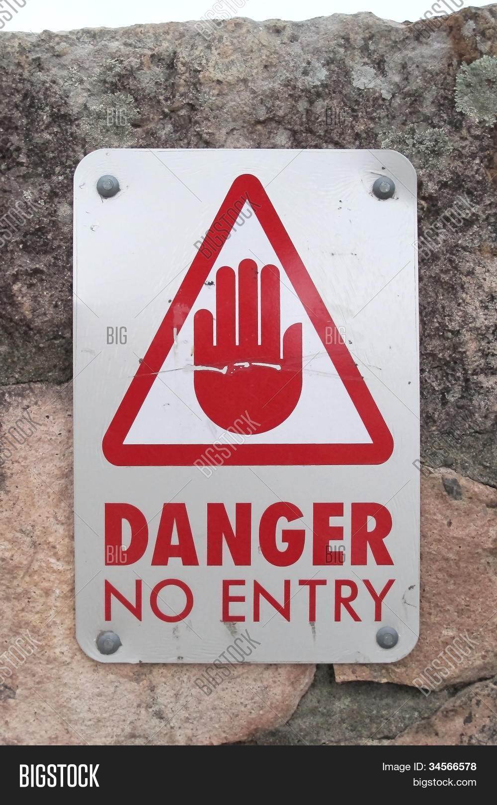 Danger No Entry Sign Image & Photo (Free Trial) | Bigstock
