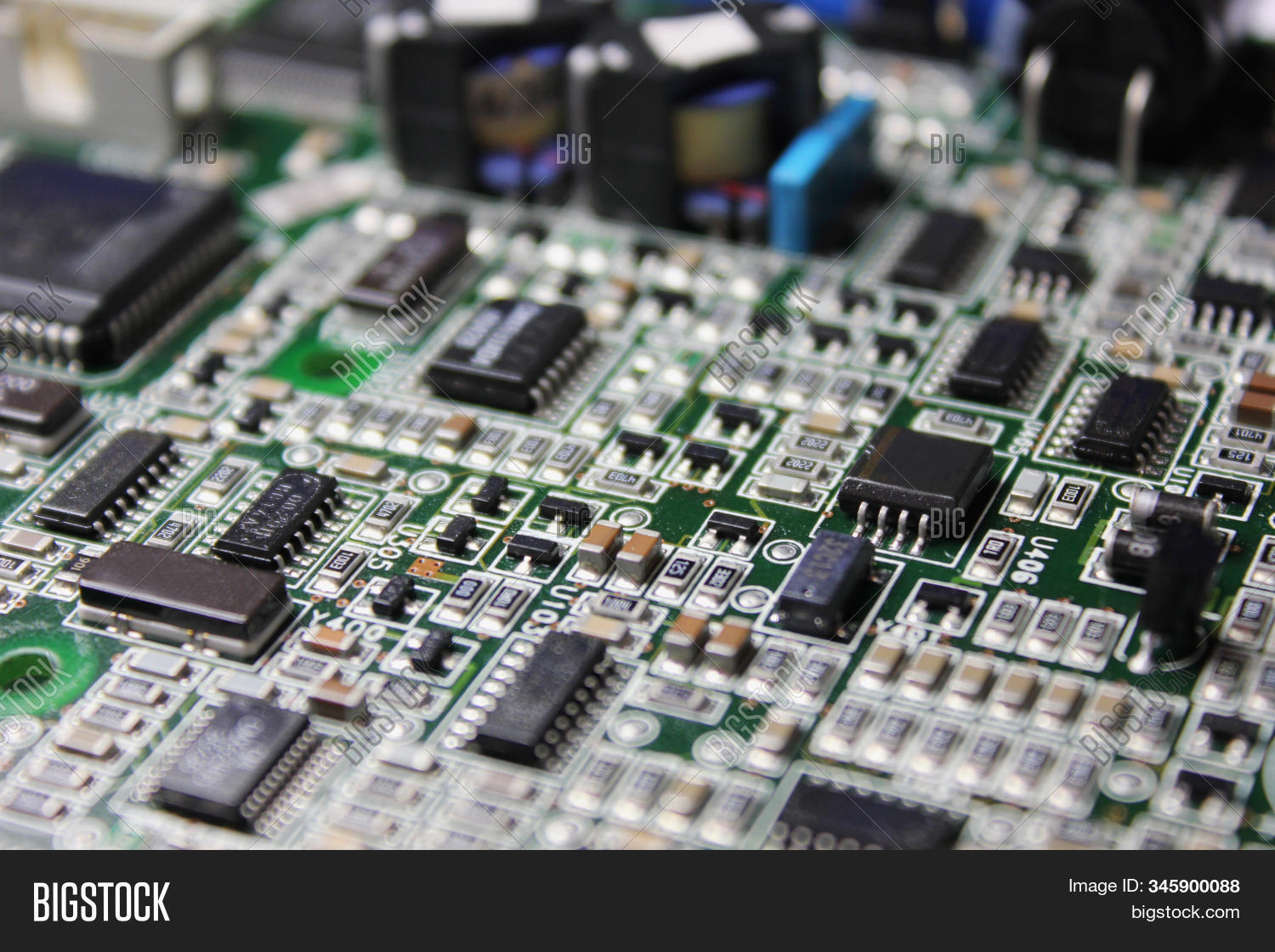 Closeup Electronic Image & Photo (Free Trial) | Bigstock