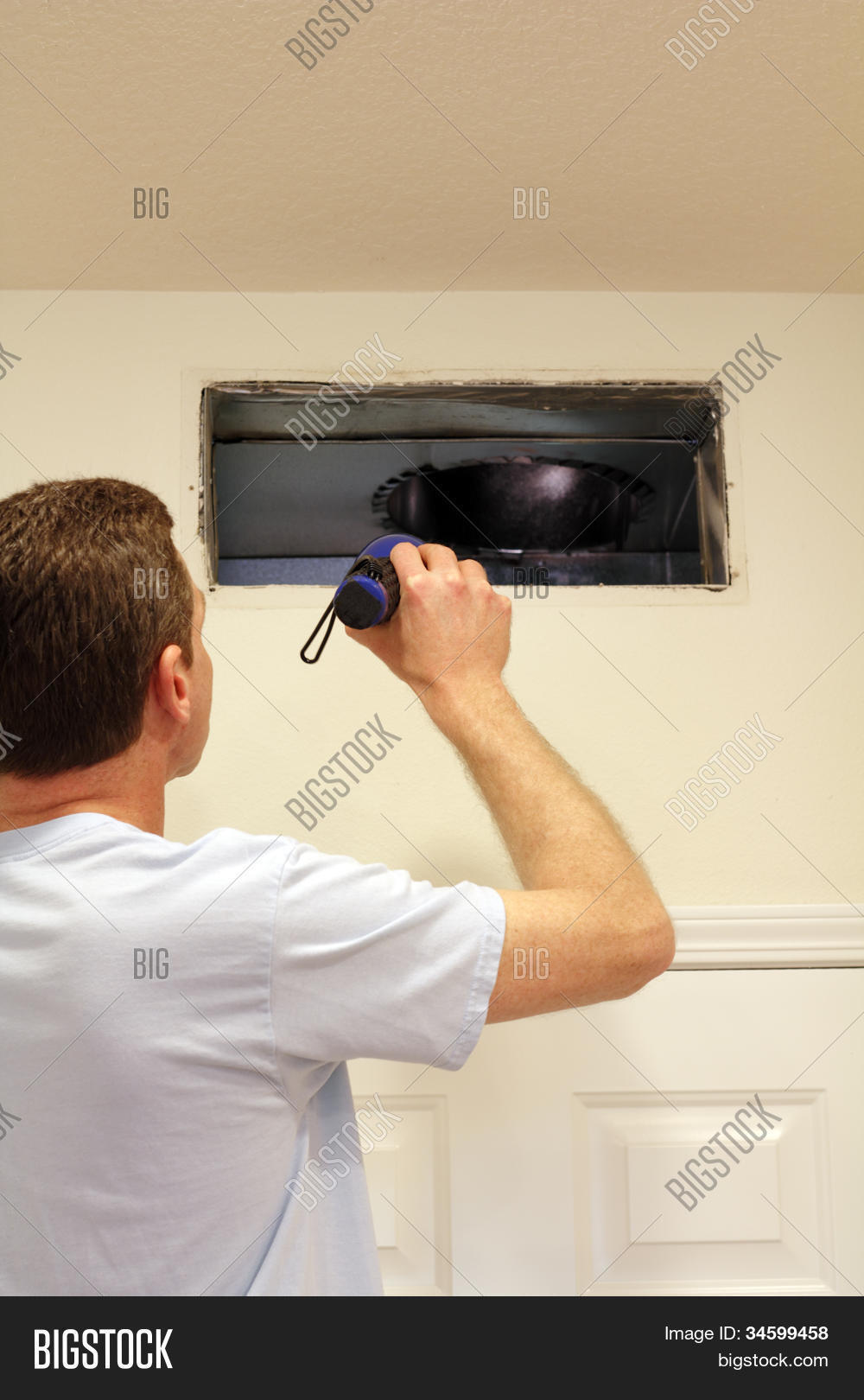 Man Looking Into Air Image & Photo (Free Trial) | Bigstock