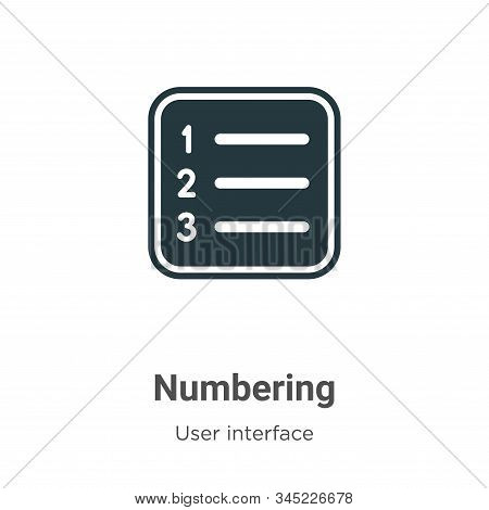 Numbering Icon Vector & Photo (Free Trial) | Bigstock