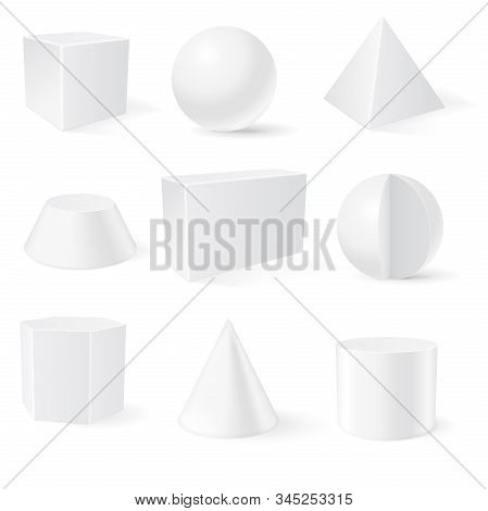 3d Geometric Shapes. Vector & Photo (Free Trial) | Bigstock
