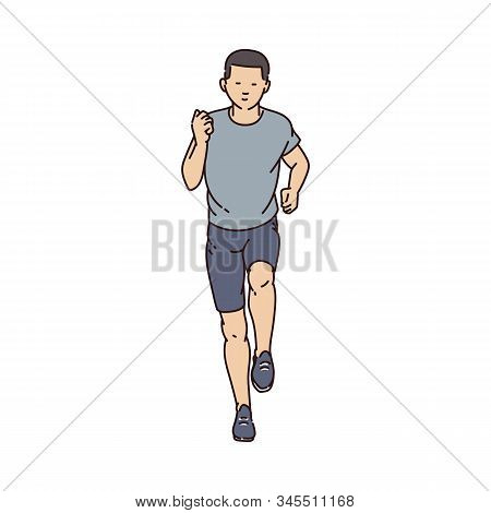 Cartoon Running Man Vector & Photo (Free Trial) | Bigstock