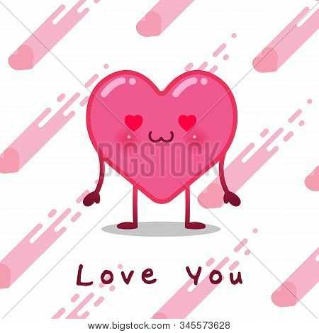 Cute Heart Character Vector & Photo (Free Trial) | Bigstock