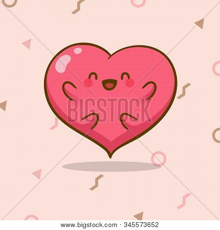 Cute Heart Character Vector & Photo (Free Trial) | Bigstock