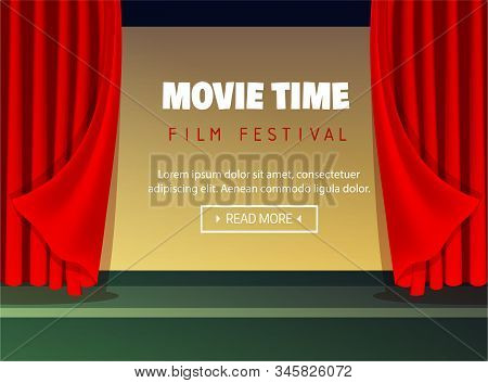 Cinema Time Concept. Vector & Photo (Free Trial) | Bigstock