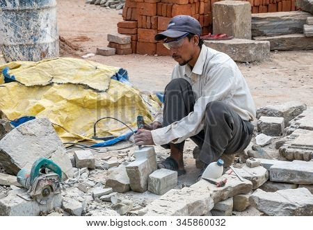 Man Shaping Stone Image & Photo (Free Trial) | Bigstock