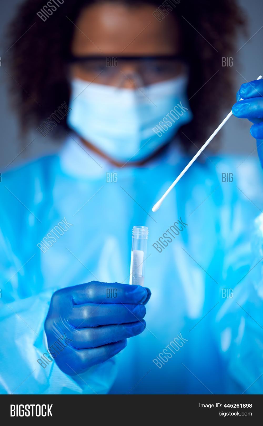 Female Lab Worker PPE Image & Photo (Free Trial) | Bigstock