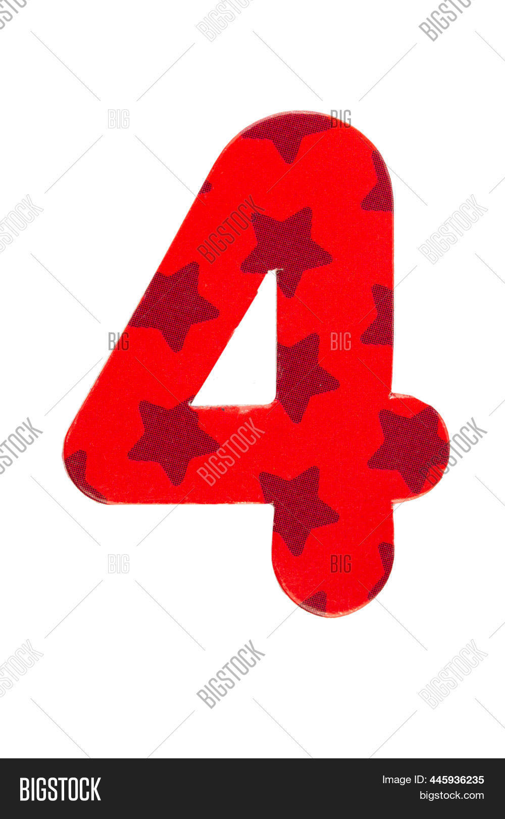Number 4 Pattern Stars Image & Photo (Free Trial) | Bigstock