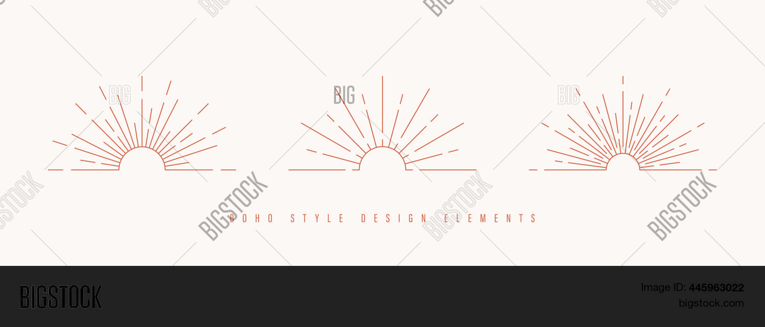 Sun Sunburst Symbol Vector & Photo (Free Trial) | Bigstock