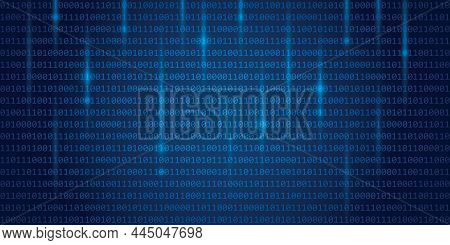 Blue Digital Binary Vector & Photo (Free Trial) | Bigstock
