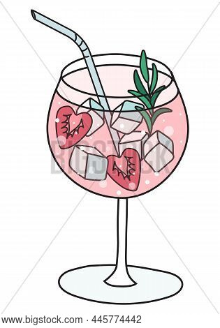 how to draw a gin glass