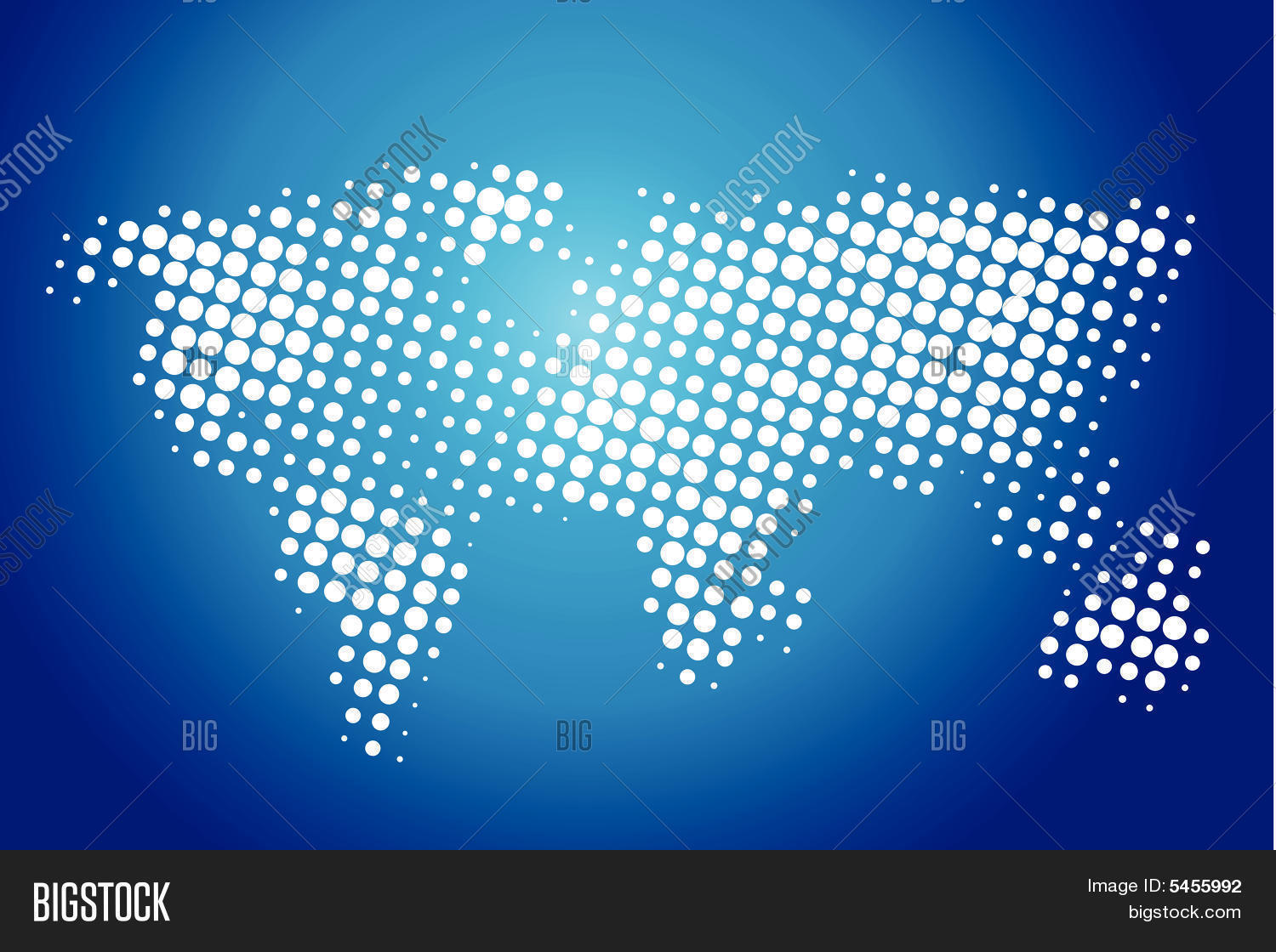 Halftone World Map Vector & Photo (Free Trial) | Bigstock