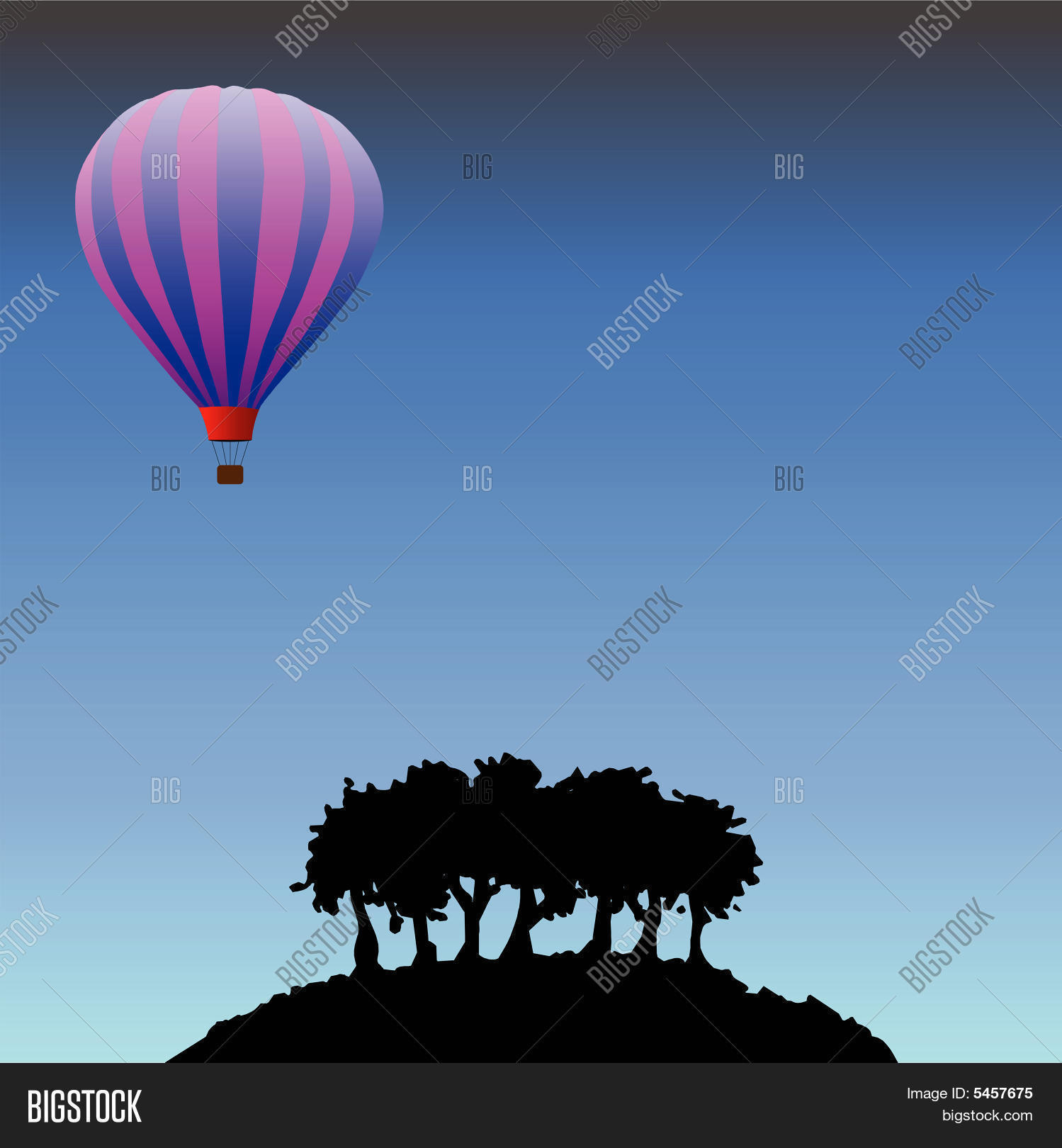 Balloon_island.eps Vector & Photo (Free Trial) | Bigstock