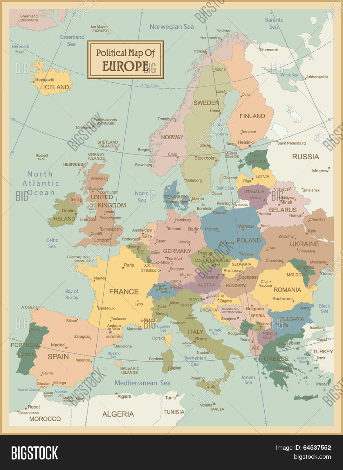 Vector y foto Europa-highly (prueba gratis) | Bigstock