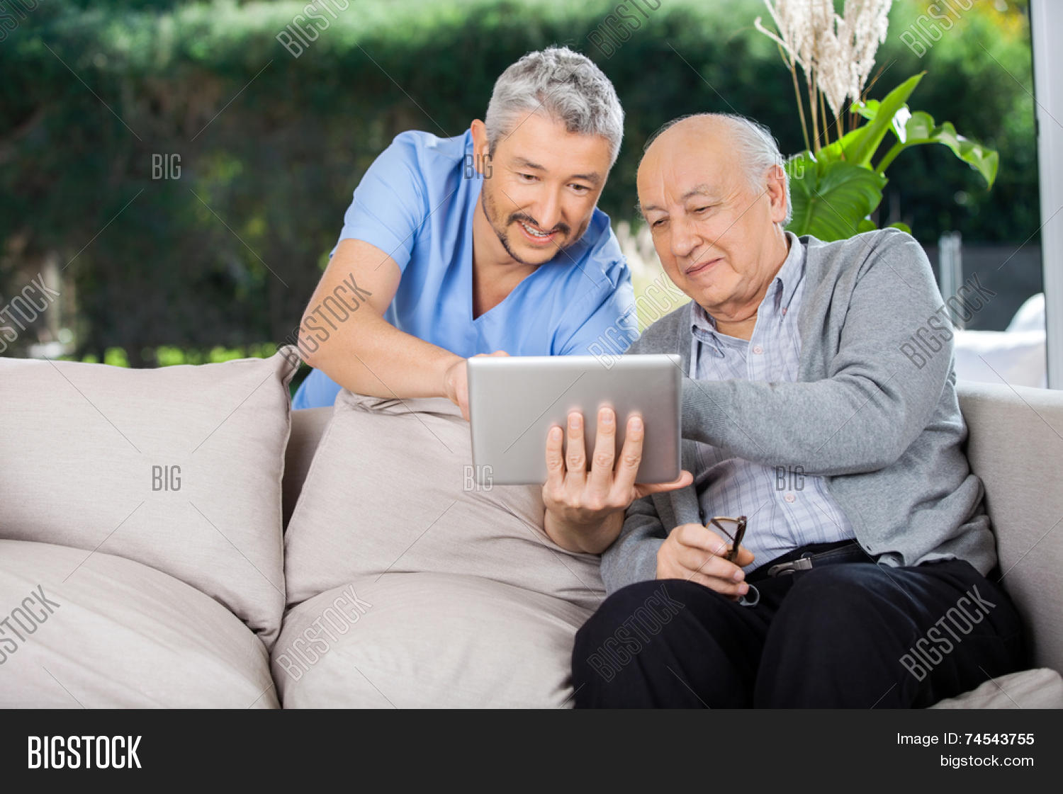 Male Caretaker Senior Image & Photo (Free Trial) | Bigstock