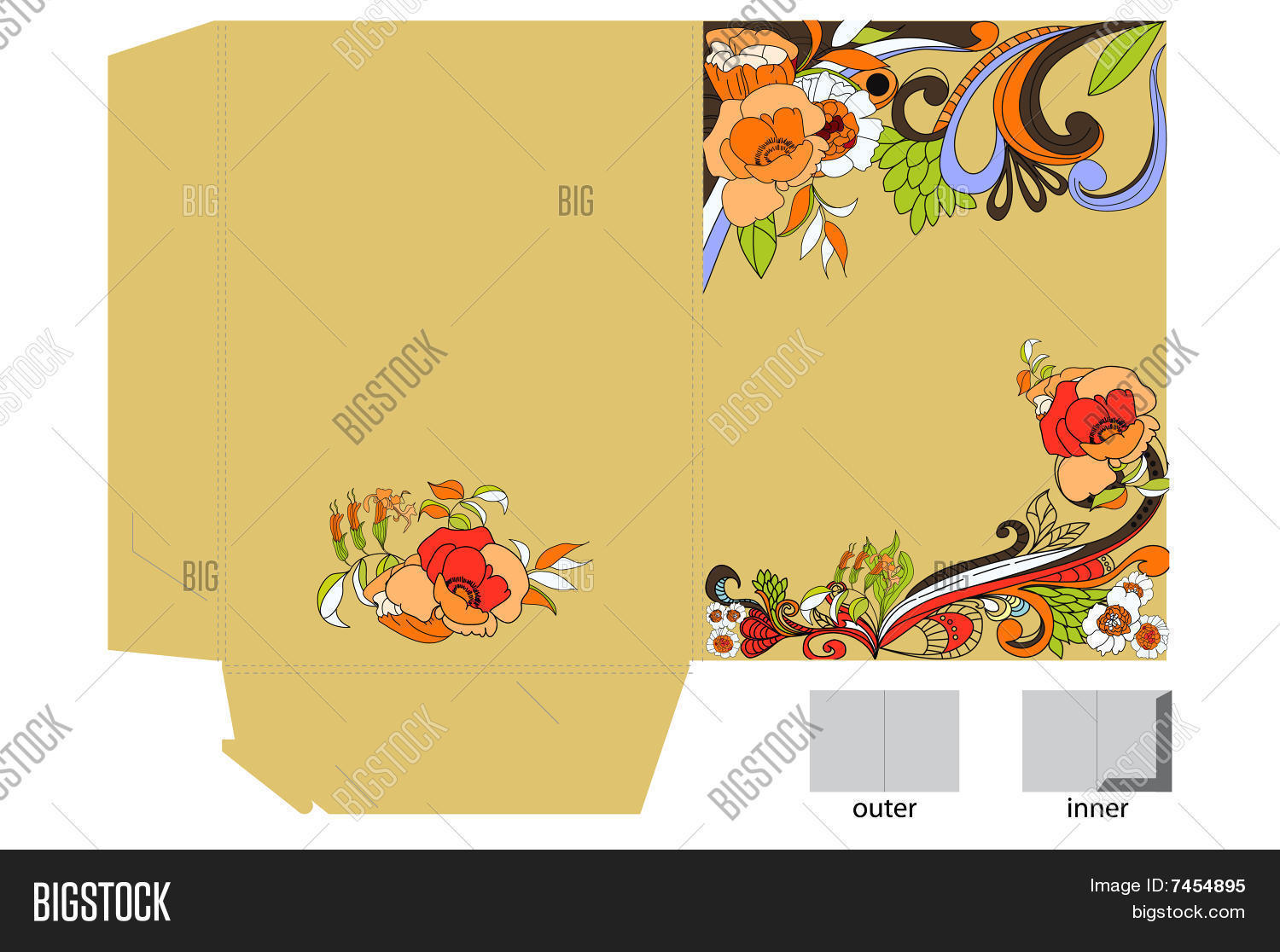 Decorative Template Vector & Photo (Free Trial) | Bigstock