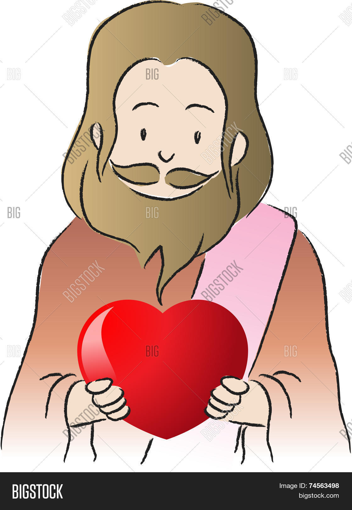 Jesus Love Vector & Photo (Free Trial) | Bigstock