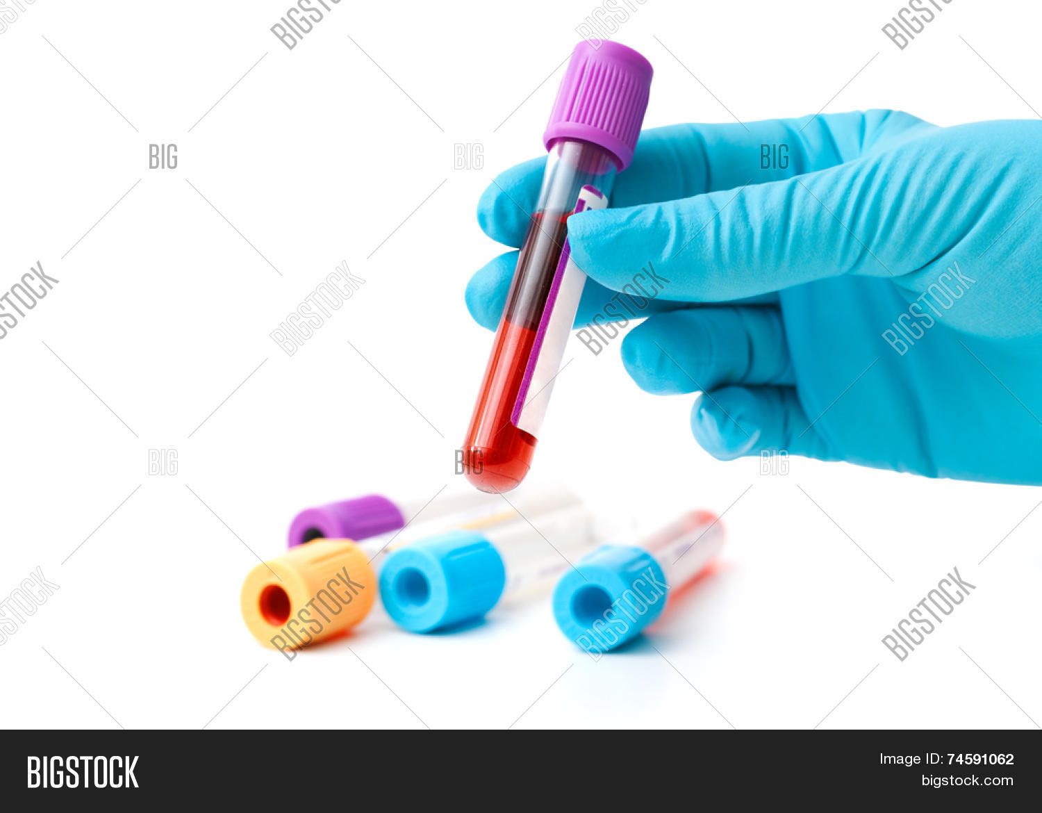 Hand Holding Test Tube Image & Photo (Free Trial) | Bigstock
