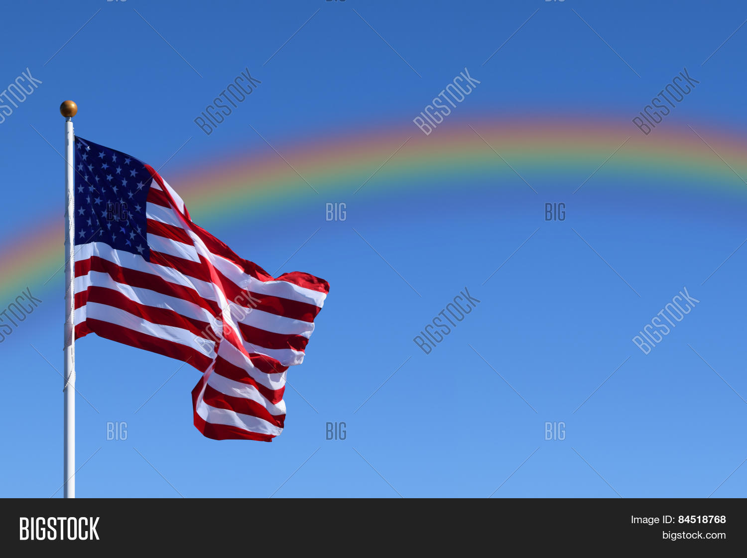 American Flag Rainbow Image & Photo (Free Trial) | Bigstock