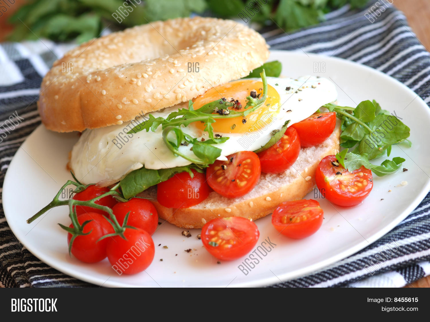 Filled Bagel Image & Photo (Free Trial) | Bigstock