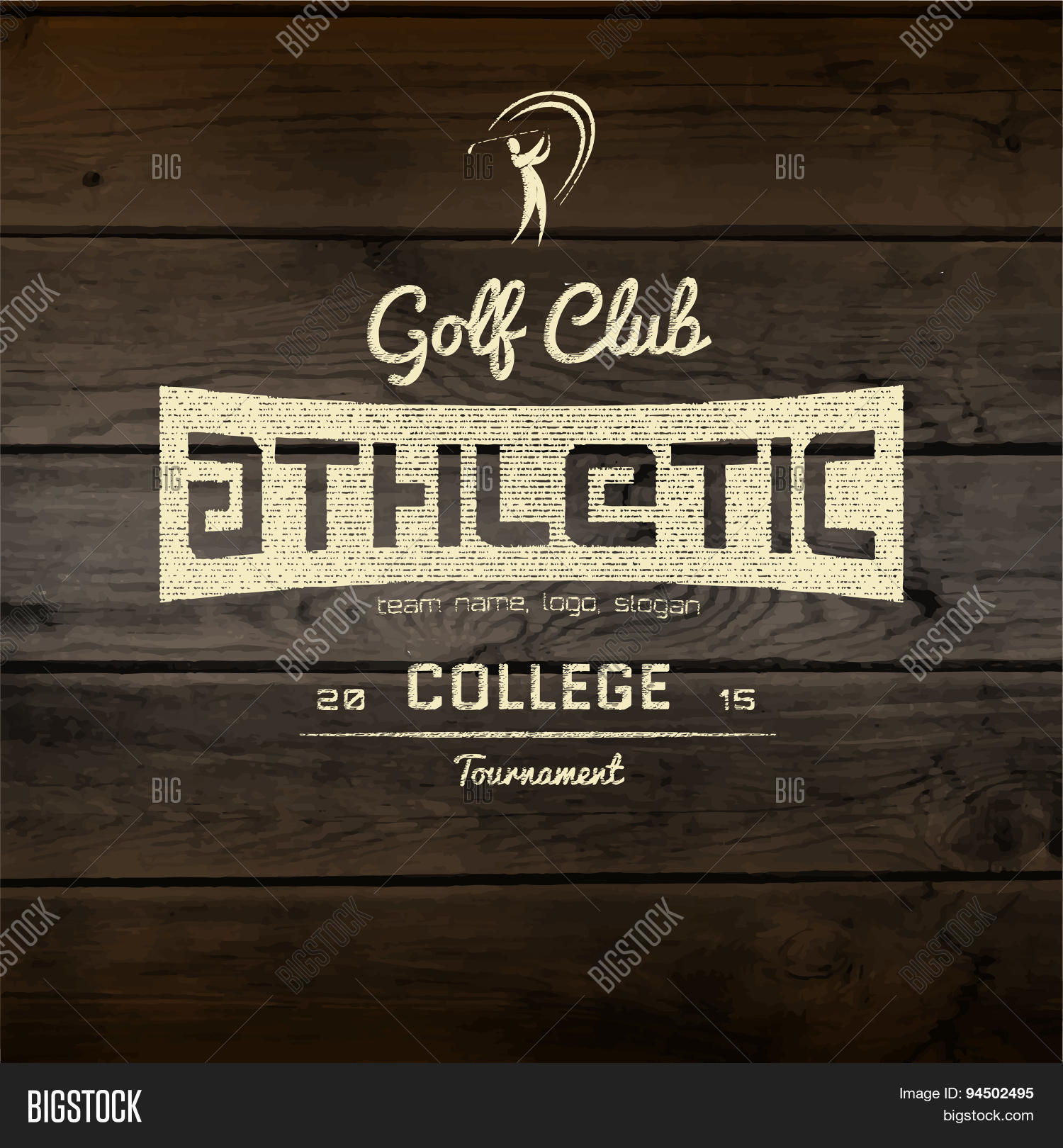 Golf Badges Logos Vector & Photo (Free Trial) | Bigstock