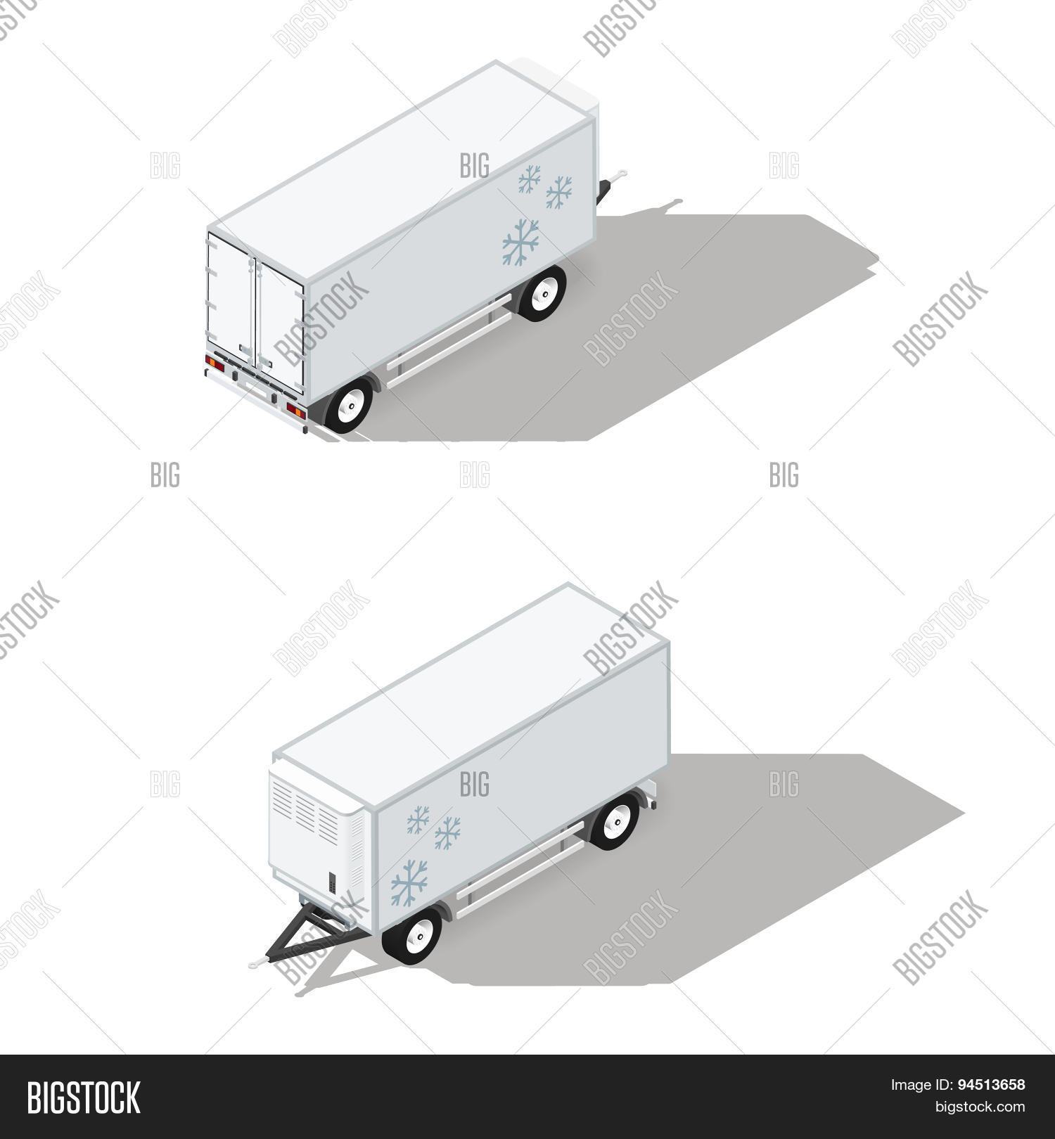 Trailer Refrigeration Vector & Photo (Free Trial) | Bigstock
