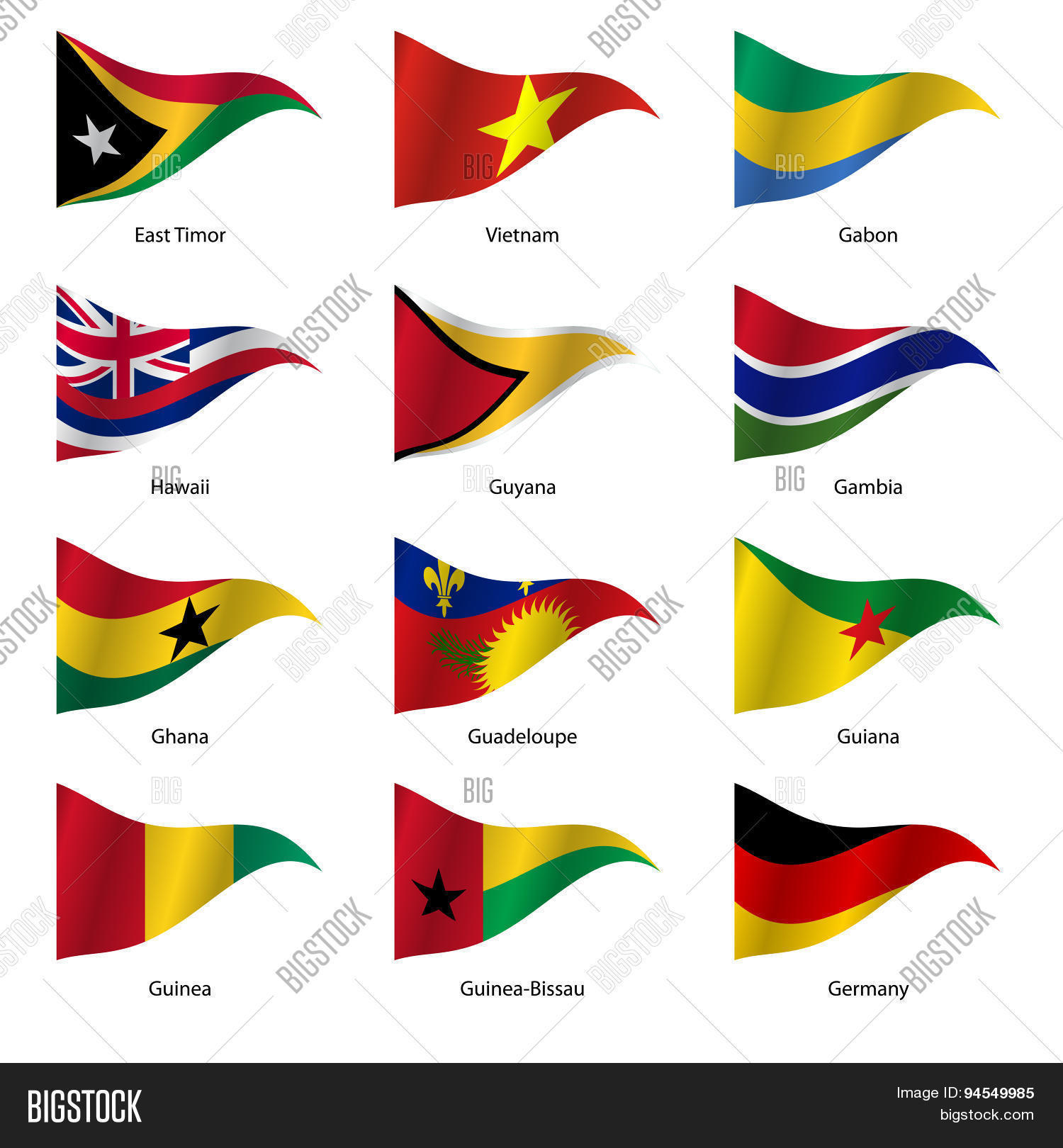 Set Flags World Vector & Photo (Free Trial) | Bigstock