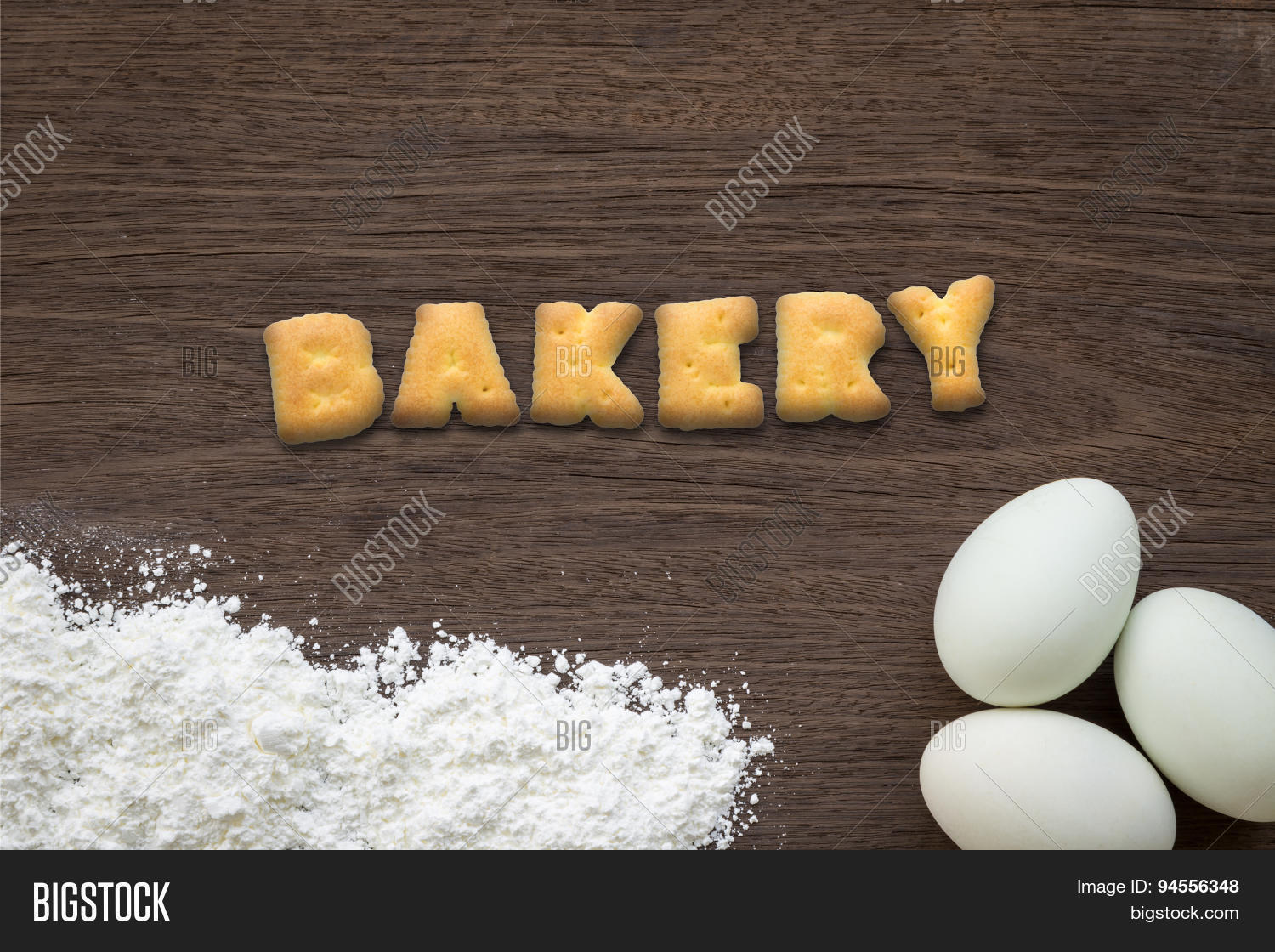 Letter Biscuits Word Image & Photo (Free Trial) | Bigstock