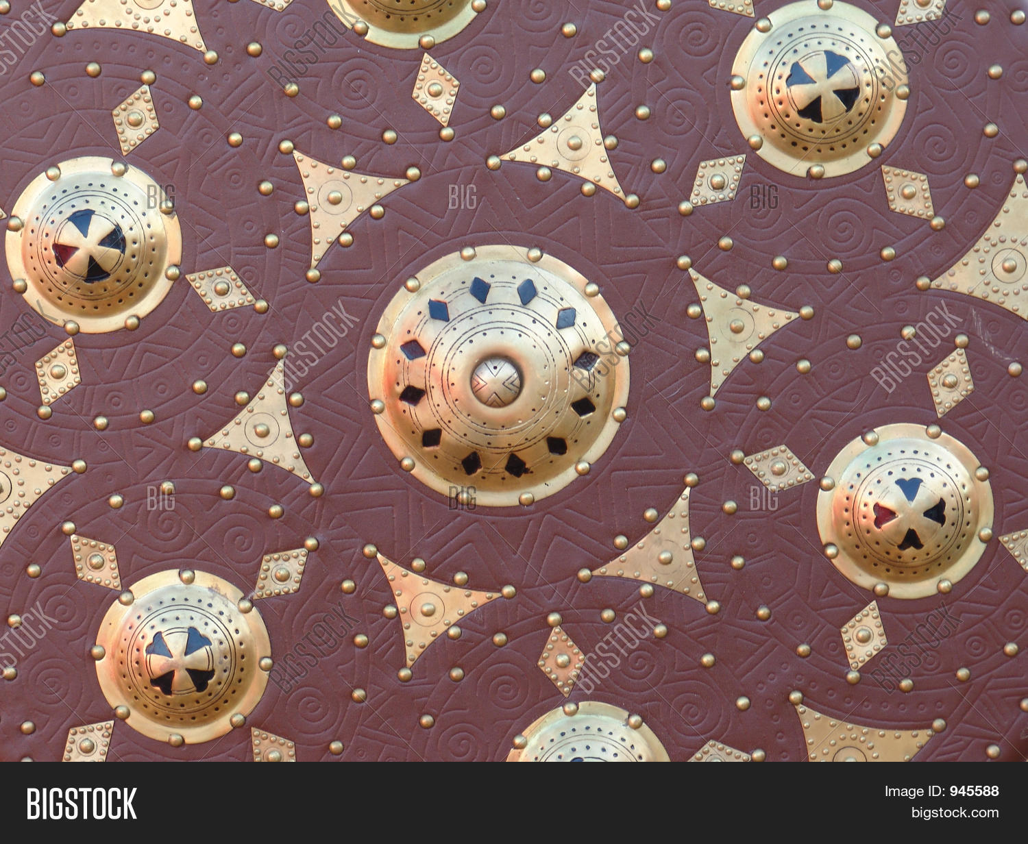 Ornate Brass Shield Image & Photo (Free Trial) | Bigstock