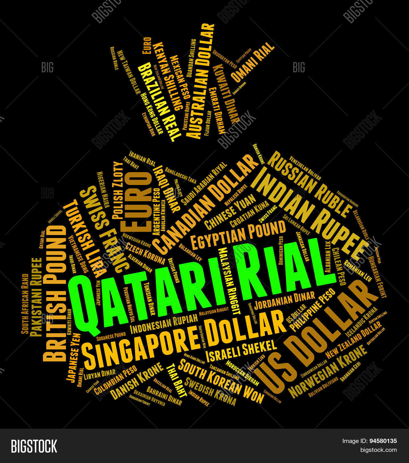 Qatari Rial Means Image & Photo (Free Trial) | Bigstock