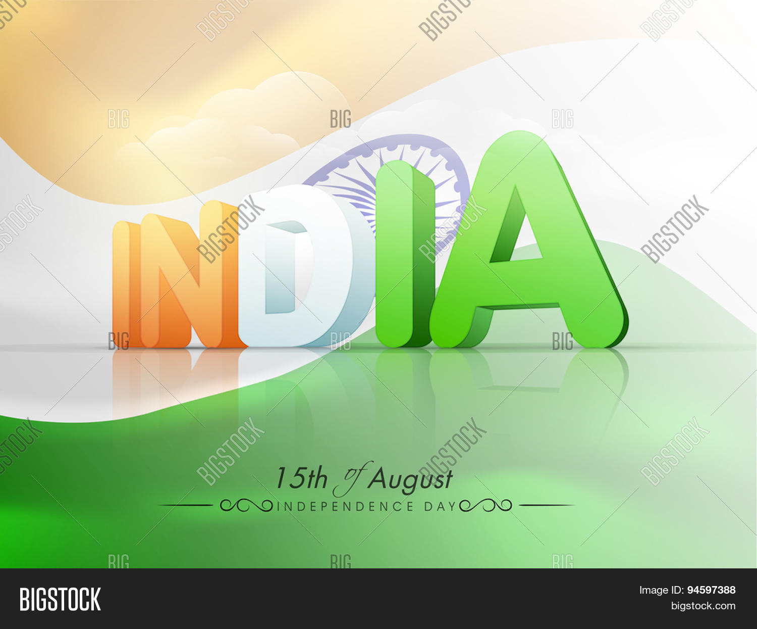 Stylish 3D Text India Vector & Photo (Free Trial) | Bigstock