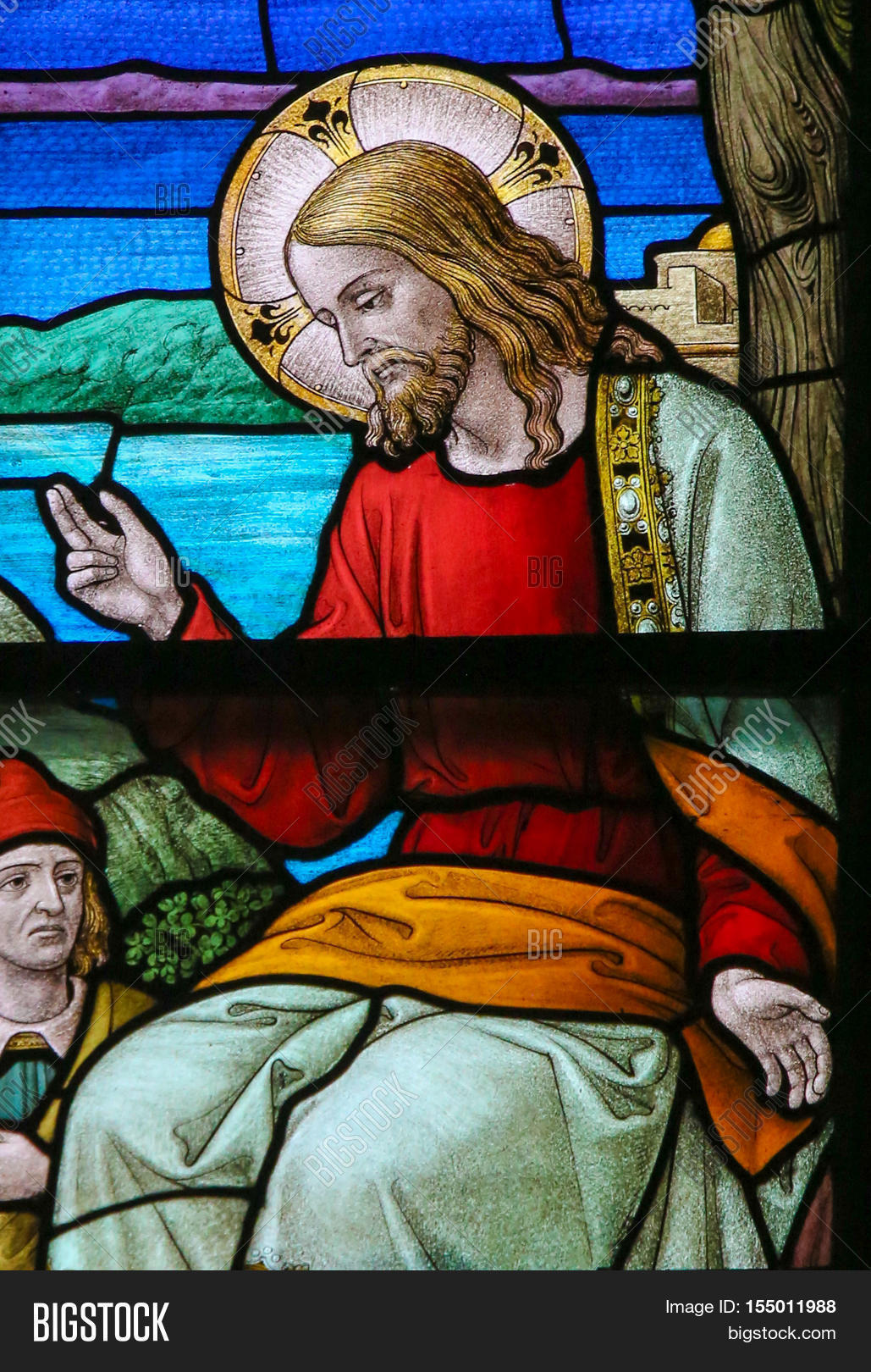 Stained Glass Jesus Image & Photo (Free Trial) | Bigstock