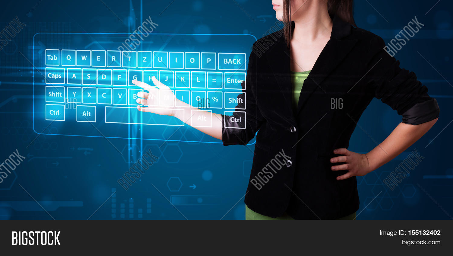 Young Girl Pressing Image & Photo (Free Trial) | Bigstock