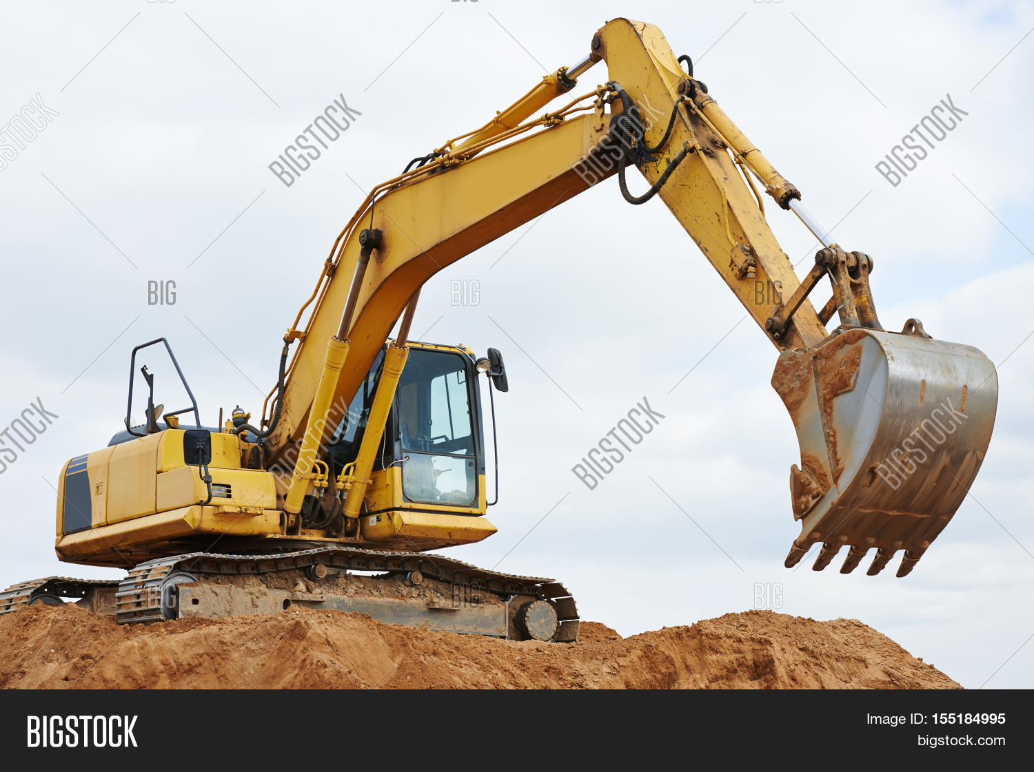 Excavator Machine Image & Photo (Free Trial) | Bigstock