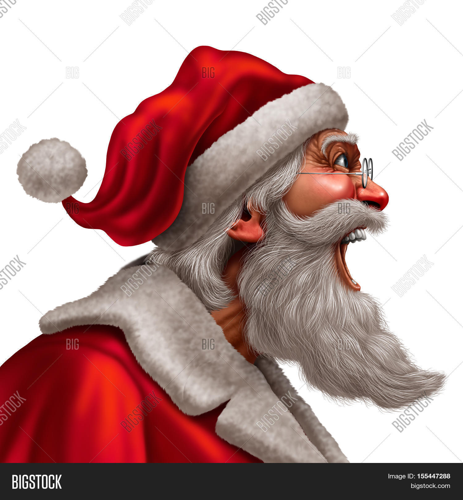 Santa Claus Laughing Image & Photo (Free Trial) | Bigstock