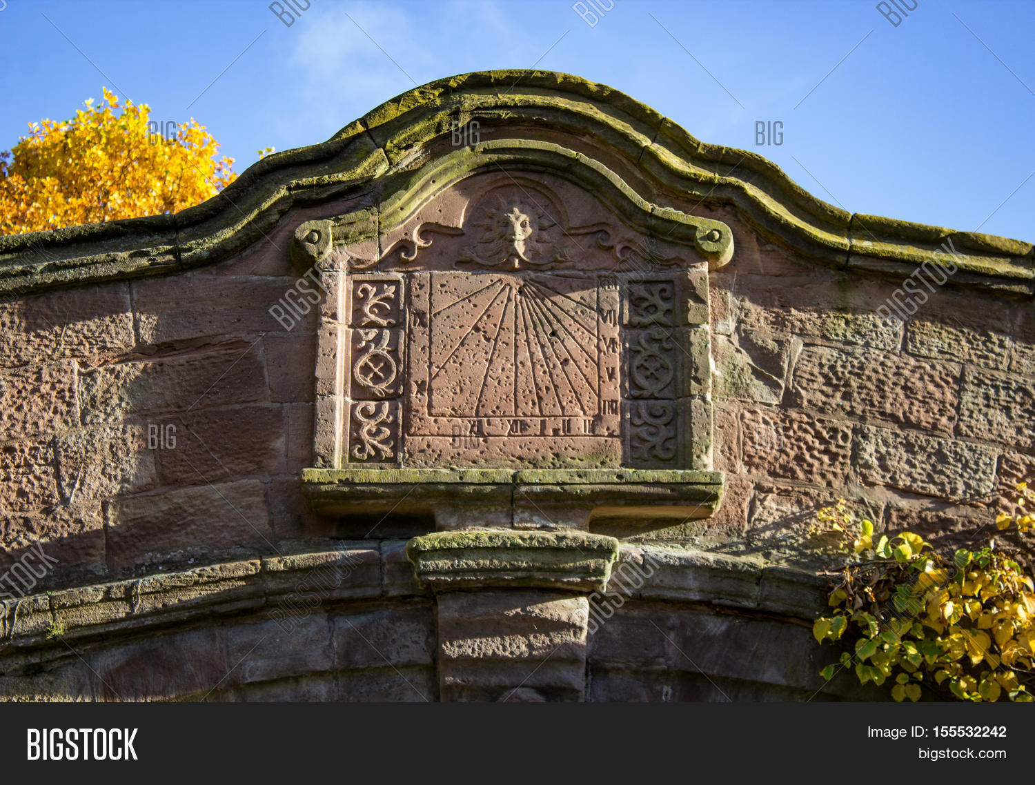 Stone Sundial Carved Image & Photo (Free Trial) | Bigstock