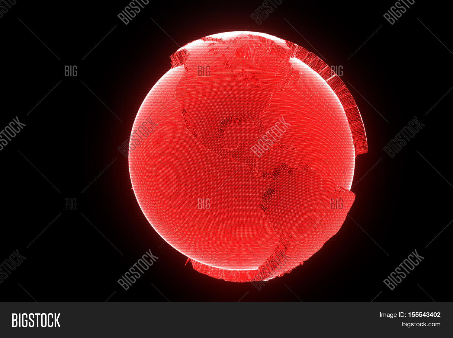 Earth Wireframe Image & Photo (Free Trial) | Bigstock