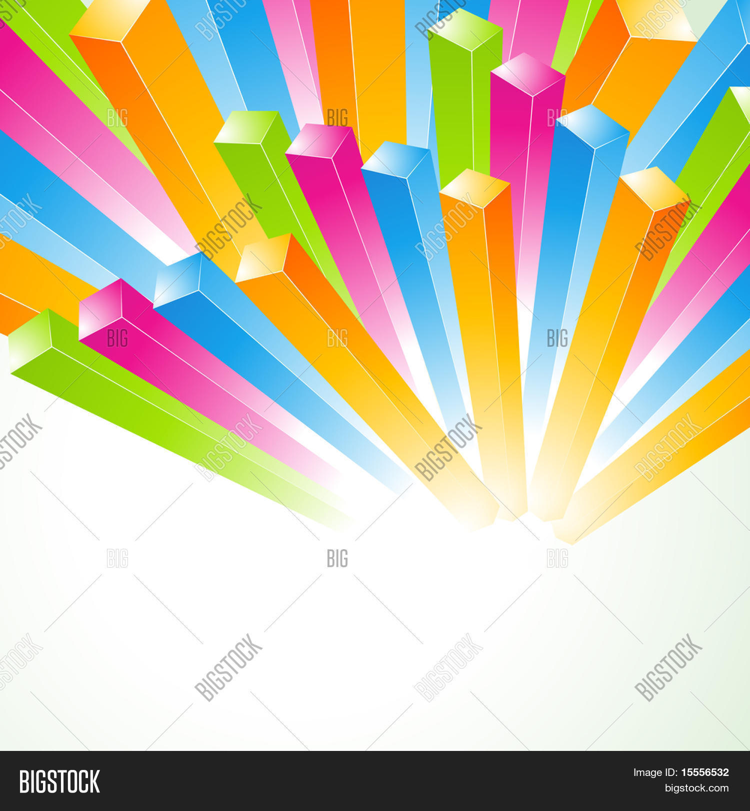 Colorful 3d Shape Vector & Photo (Free Trial) | Bigstock