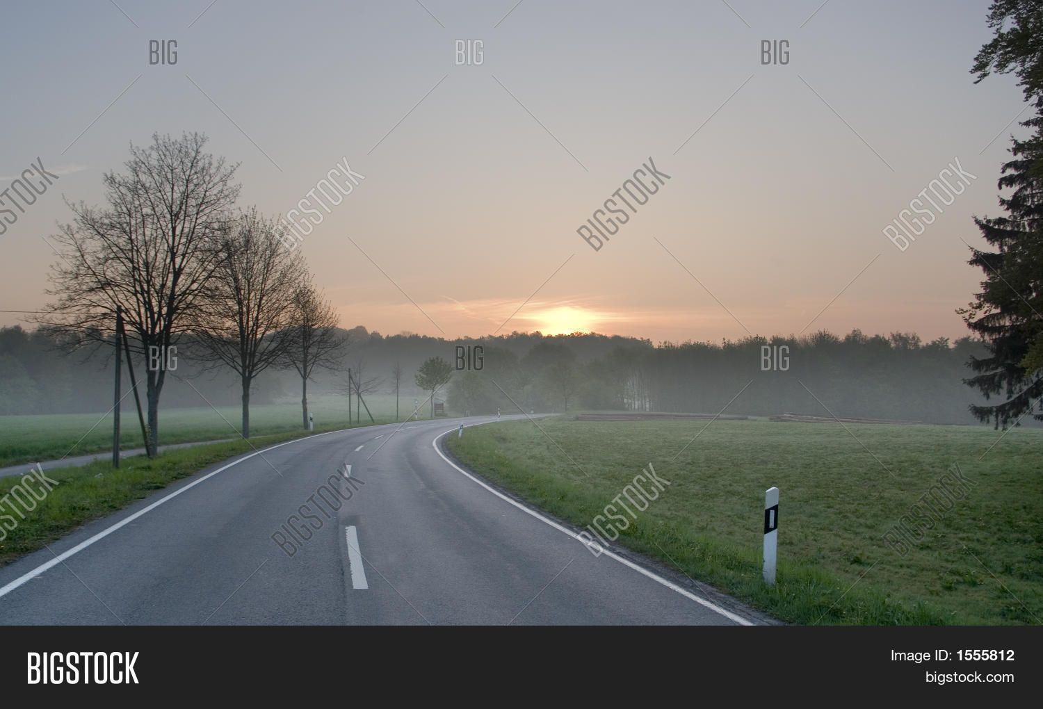 Sunrise Road Image & Photo (Free Trial) | Bigstock