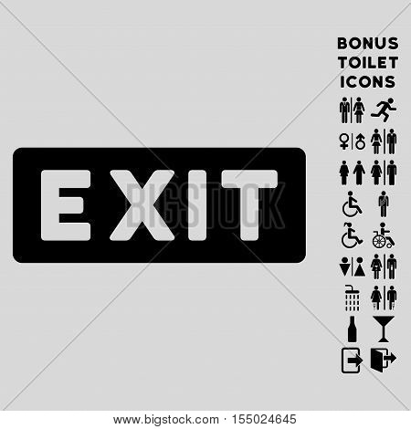 Exit Label Icon Bonus Vector & Photo (Free Trial) | Bigstock