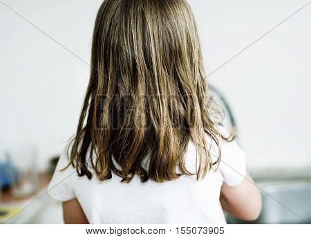Little Girl Back Image & Photo (Free Trial) | Bigstock
