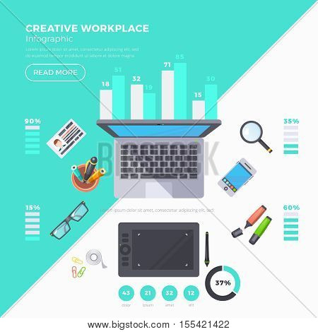 Workplace Objects Vector & Photo (Free Trial) | Bigstock