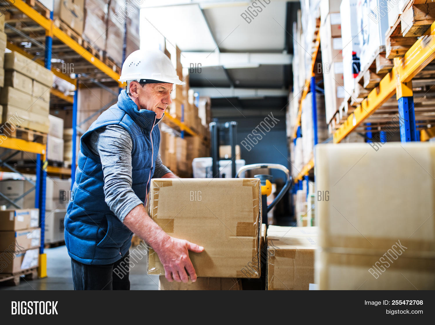 Senior Male Warehouse Image & Photo (Free Trial) | Bigstock