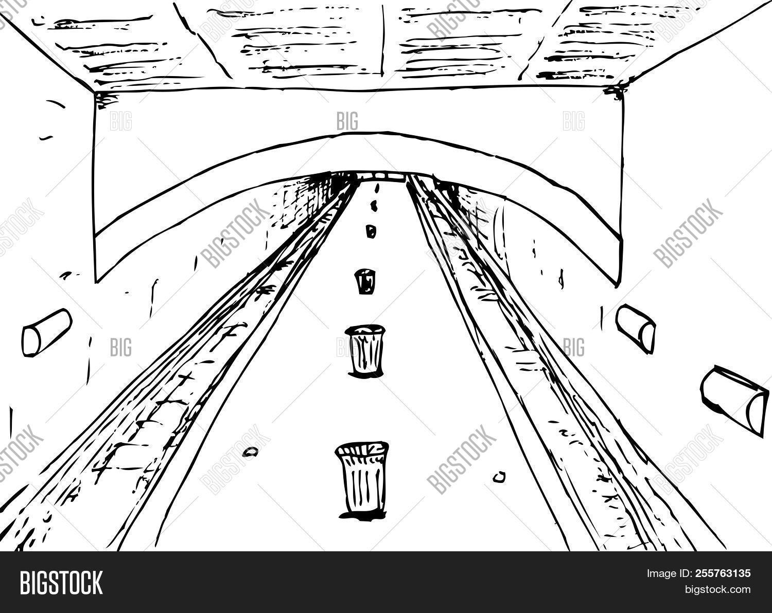 Outline Sketch Subway Image & Photo (Free Trial) | Bigstock