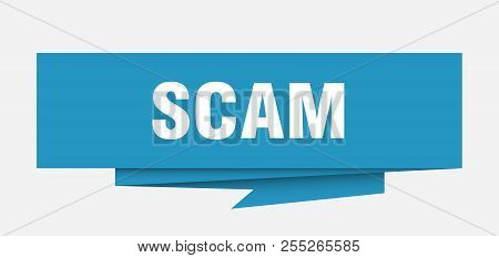 Scam Sign. Scam Paper Vector & Photo (Free Trial) | Bigstock