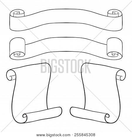Scroll Banner Drawing
